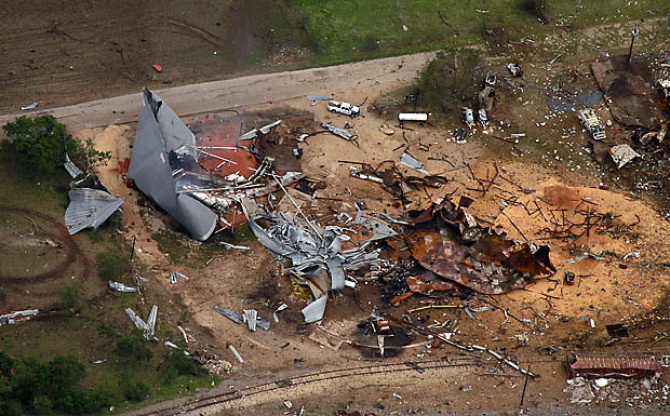 Investigators blame ammonium nitrate in massive West explosion | Texas ...