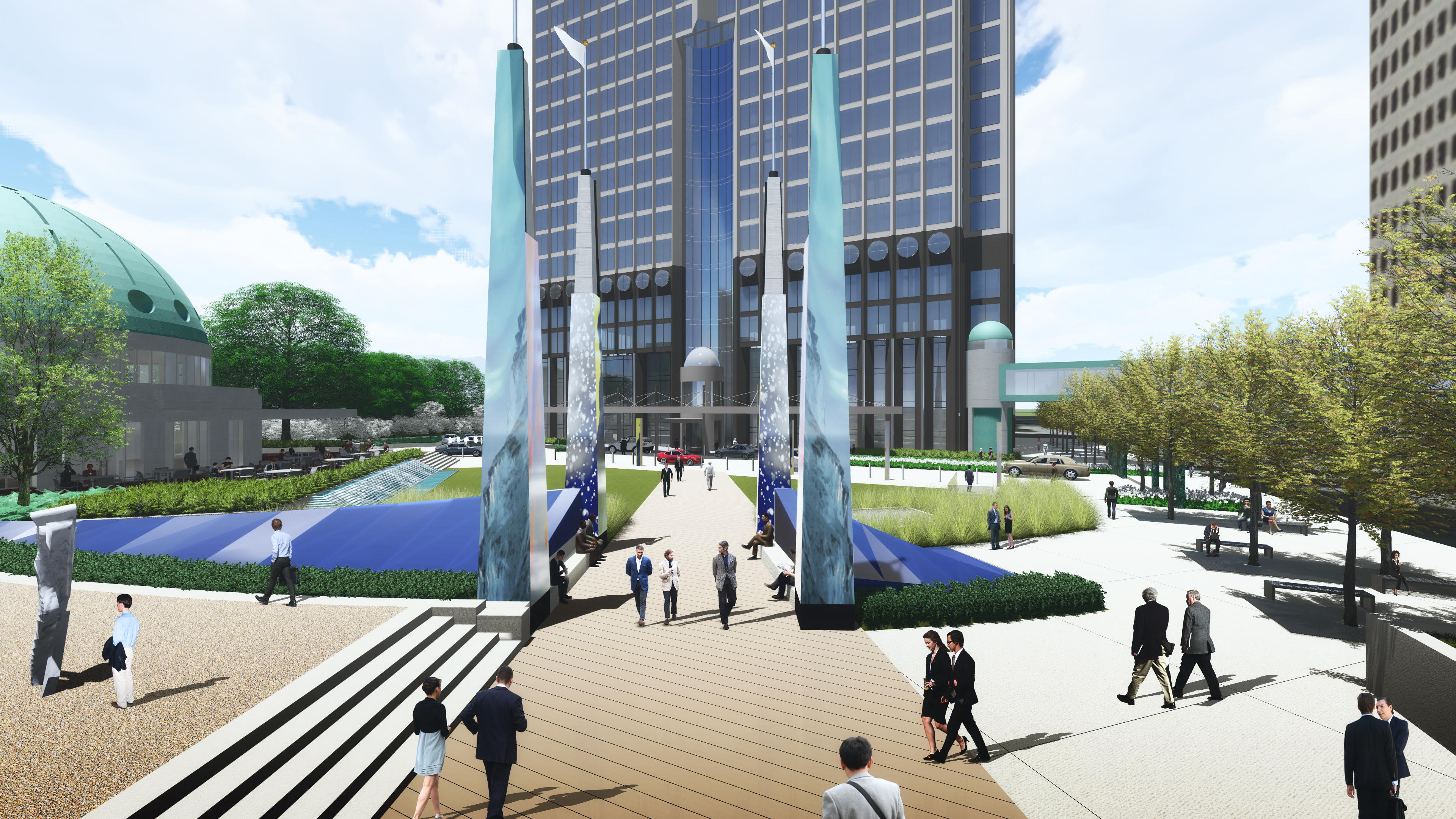 Arts District: Dallas Arts Tower (Chase Tower) - Dallas Metropolis