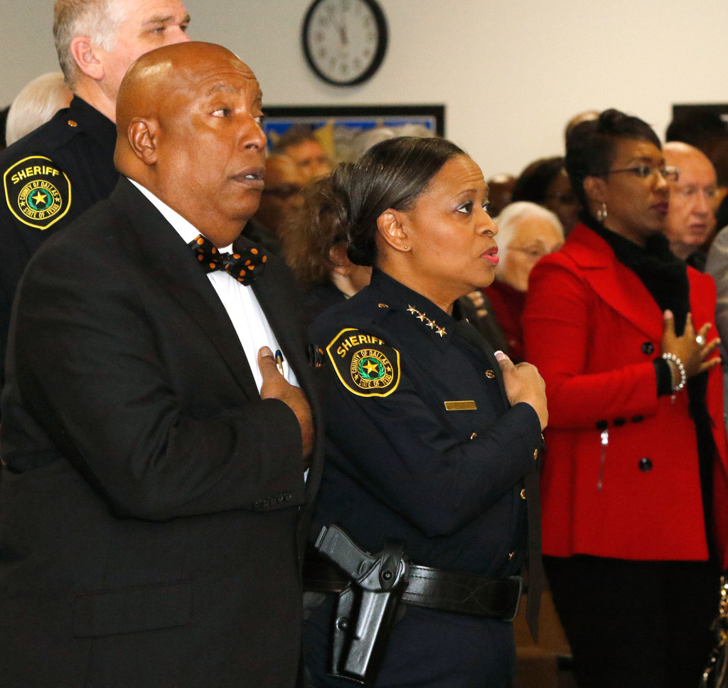 Marian Brown, Dallas County's first black sheriff, is sworn in for ...