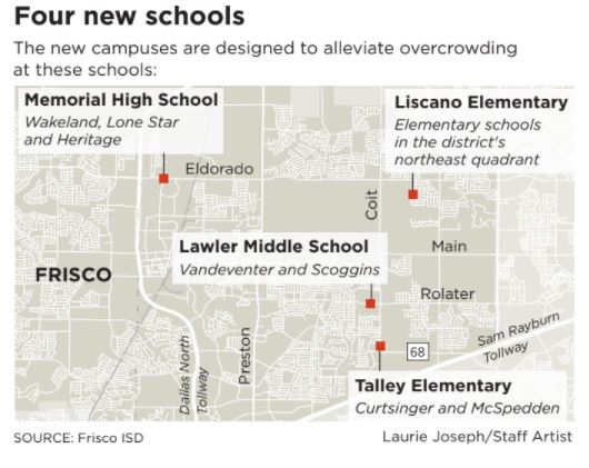 Frisco High School Map