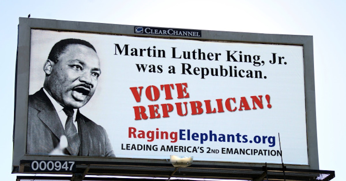 South Dallas Billboard Invokes Martin Luther King Jr To Encourage Republican Votes Local
