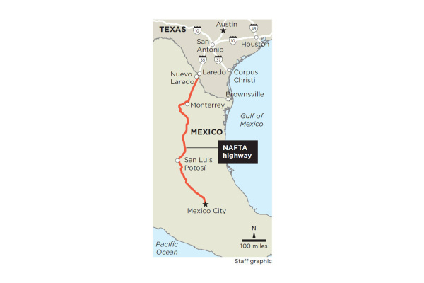 Main Road Map Mexico Mexico Or New Spain. Old Map By KITCHIN,
